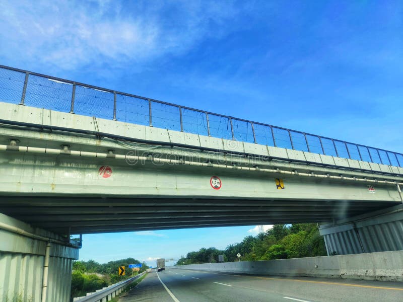 Under the Overpass: Gateway To the Open Road Stock Photo - Image of ...