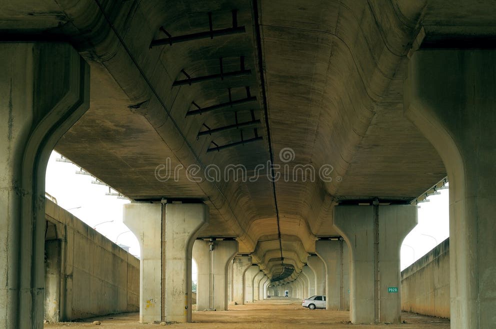 Under the Overpass in Taiwan, Asia, Design Architecture Stock Photo ...