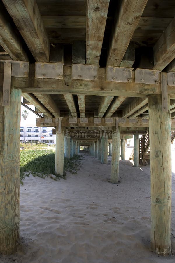 Under a pier stock image. Image of tropical, warm, tourism - 11139201