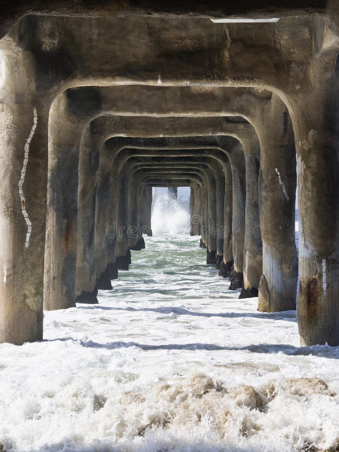 Under the Pier stock photo. Image of splash, color, line - 23432370
