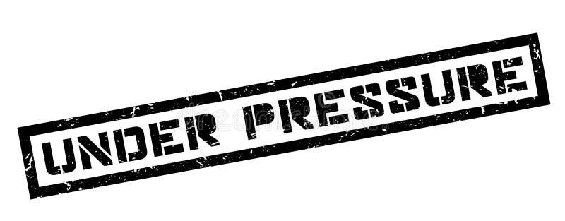 Under Pressure Rubber Stamp Stock Illustration - Illustration of icon ...
