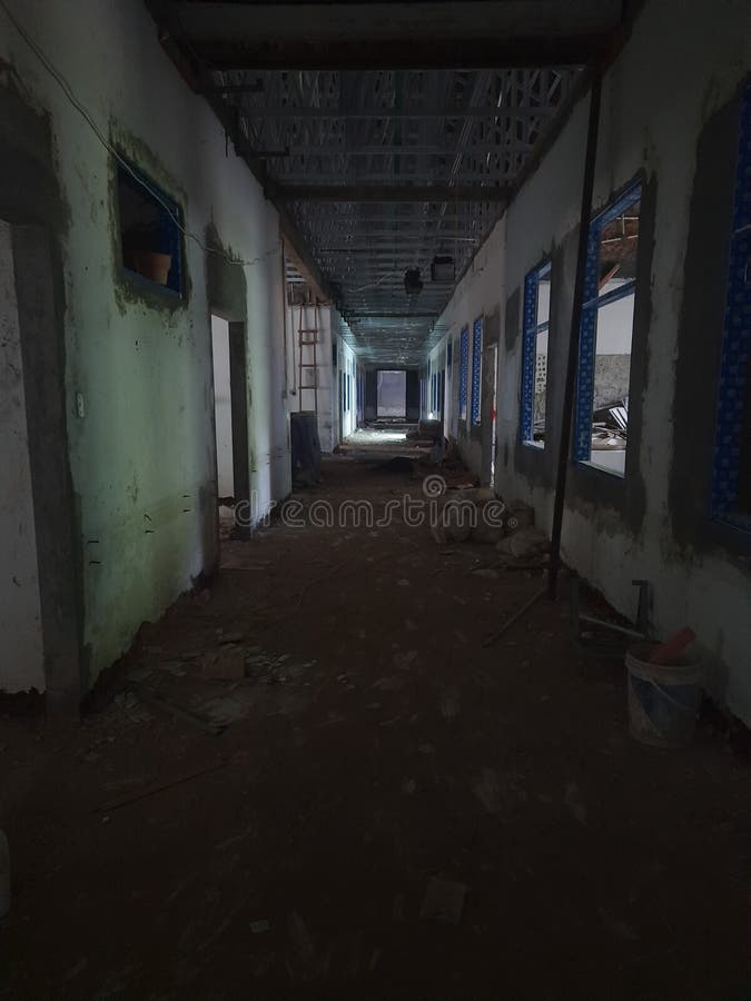Under Renovation Hospital Room in the Morning Stock Image - Image of ...