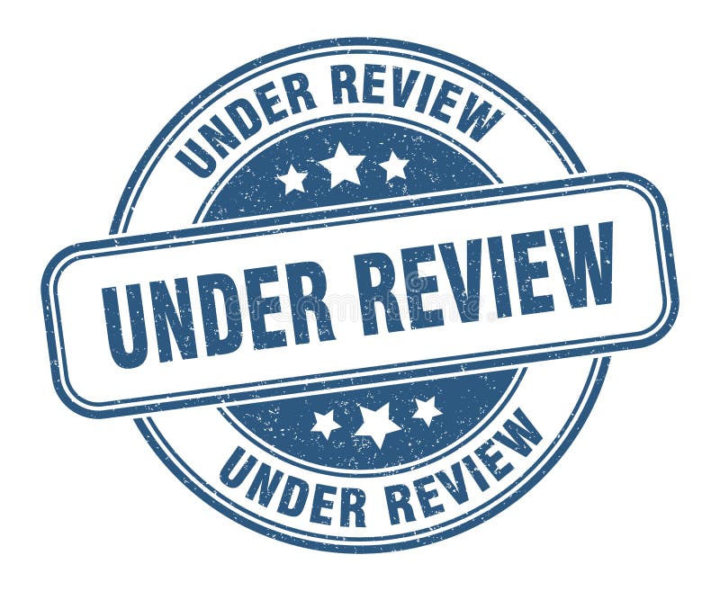 Under Review Stamp. Under Review Round Grunge Sign Stock Vector ...