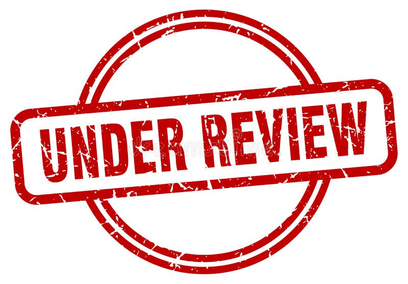 Under Review Stamp. Under Review Round Grunge Sign Stock Vector ...