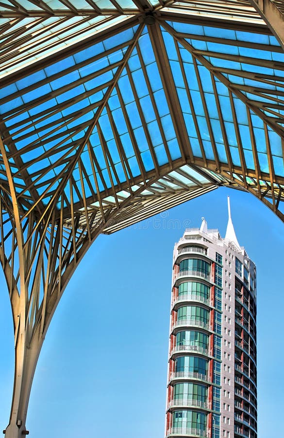 Under roof building view editorial stock photo. Image of metal - 12221093