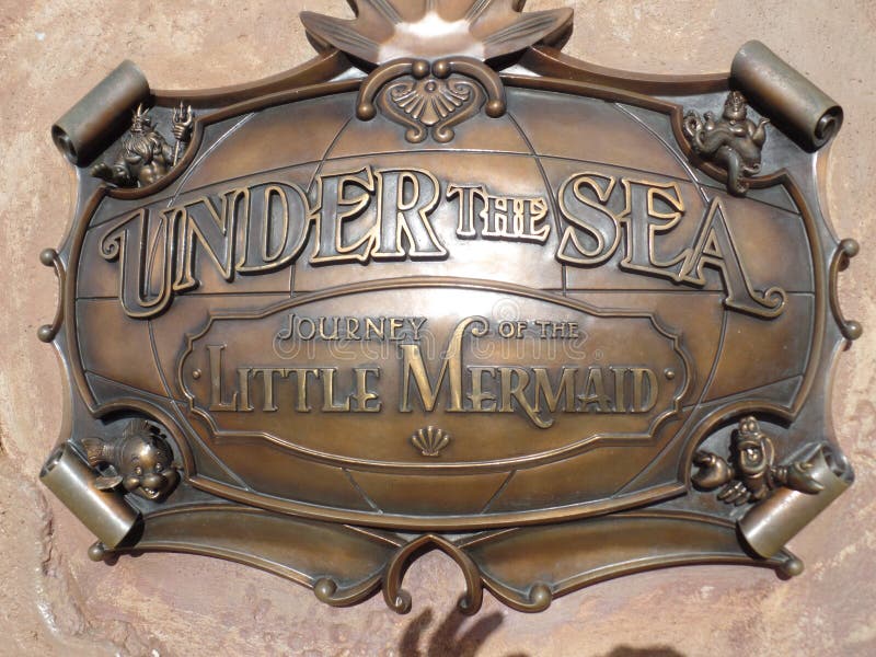 Under the sea sign editorial photography. Image of sign - 48787437