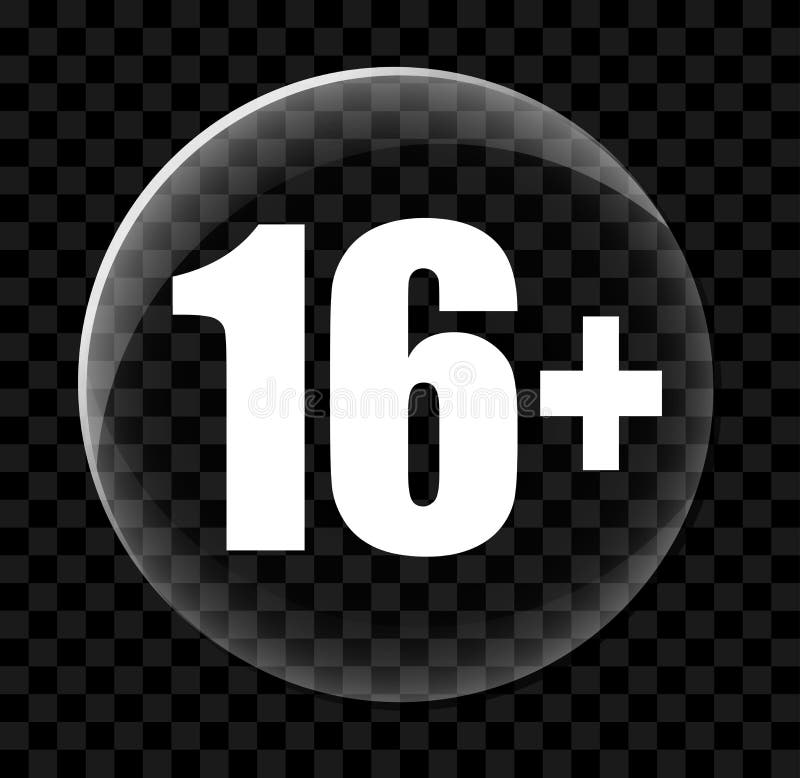 No Under Sixteen Entry Badge Stock Vector - Illustration of restricted ...