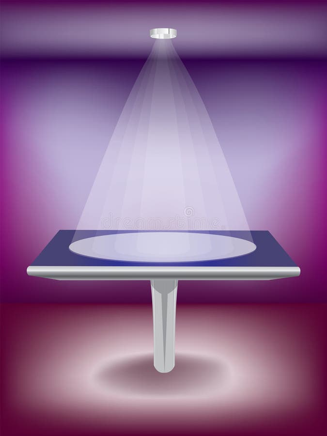 Under spotlight stock vector. Illustration of brown, decorative - 15757252