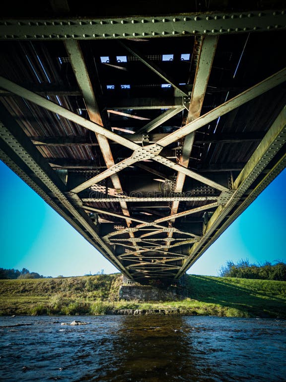 Under a Steel Bridge stock photo. Image of rusty, rust - 271689074