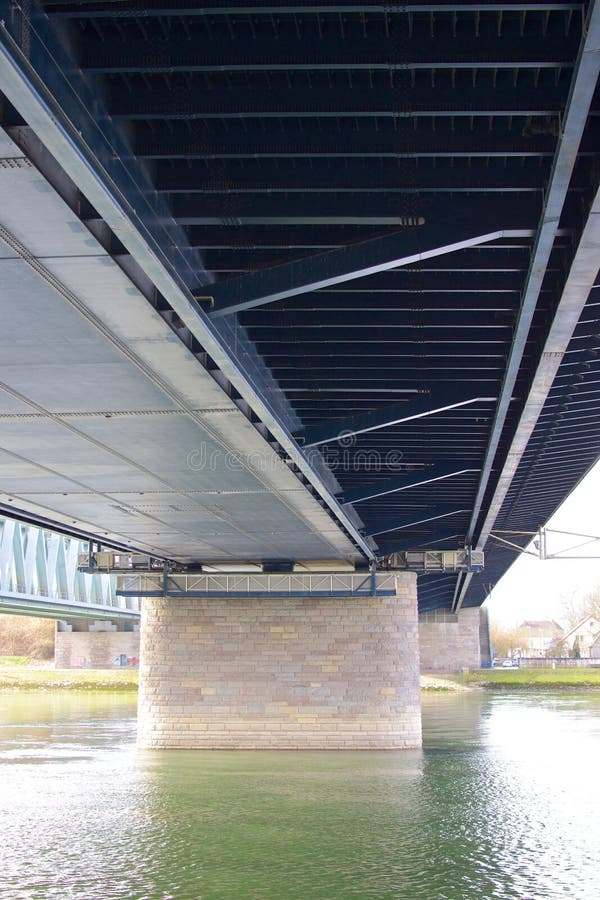 Under a steel bridge 1 stock image. Image of pass, perspective - 38910195