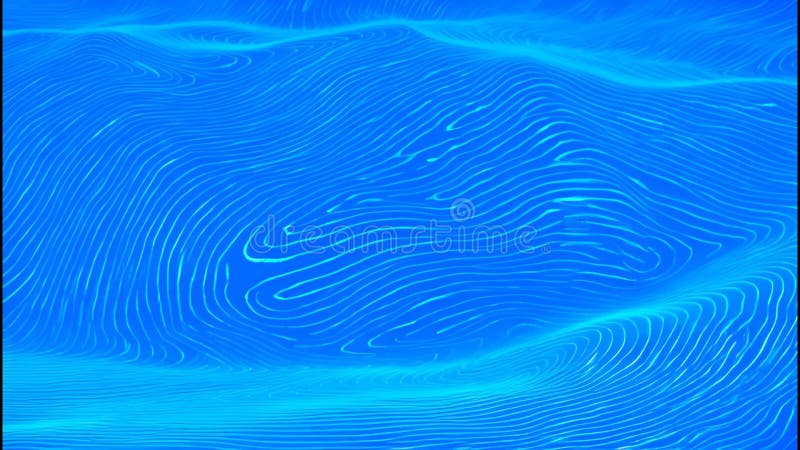 Captivating Ocean Waves Create Mesmerizing Patterns on Vibrant Blue ...