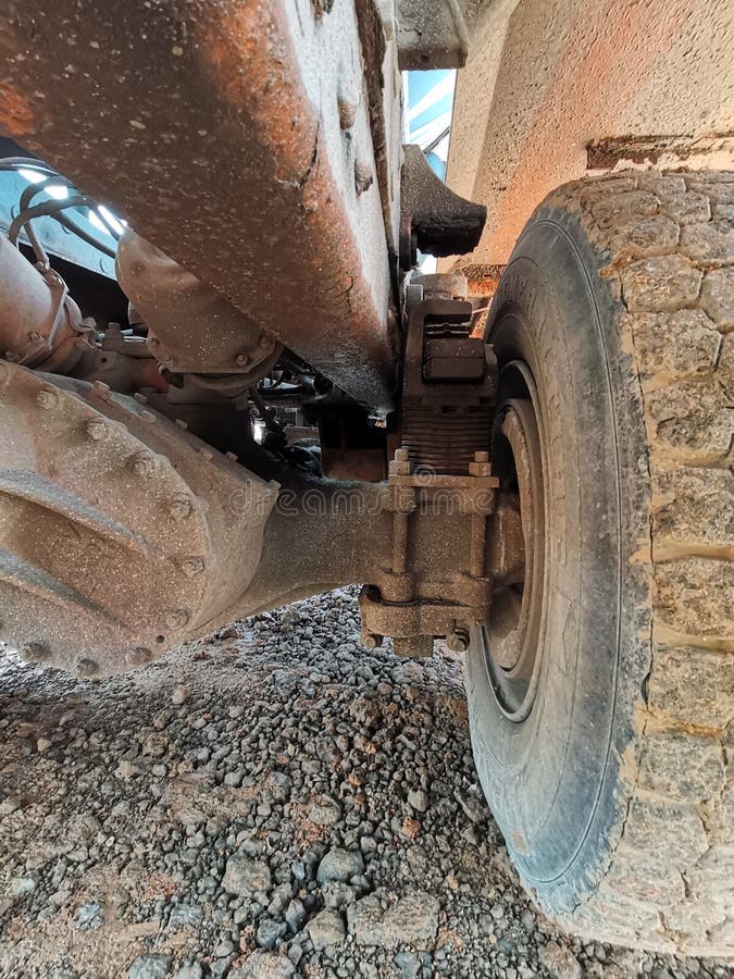 Under truck and ground stock photo. Image of iron, engine - 225391242