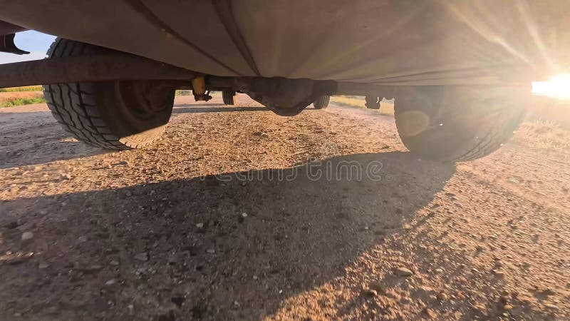 Under a Truck or SUV while Off Road Stock Video - Video of dirt, action ...