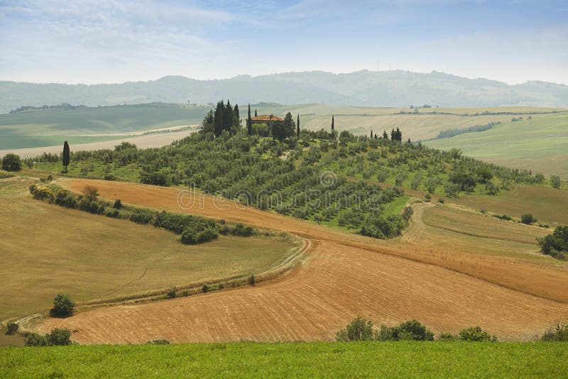 Under the Tuscan Sky, Italy Stock Photo - Image of color, farm: 37975210