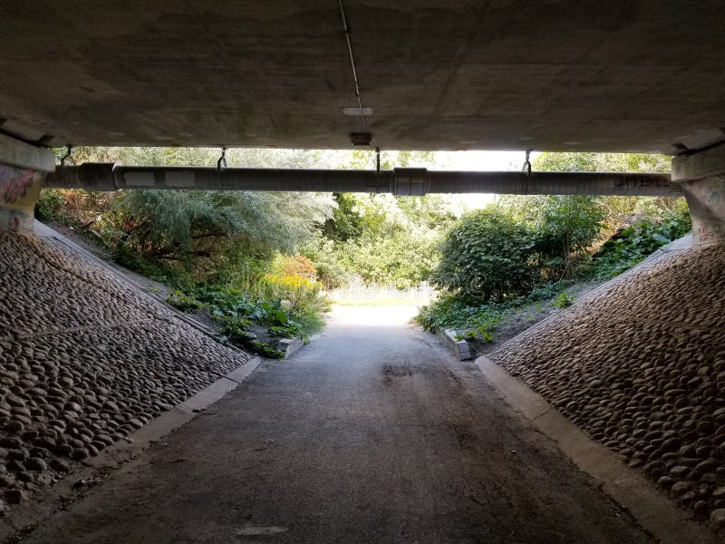 Under a Underpass stock photo. Image of tunnel, underpass - 195854622
