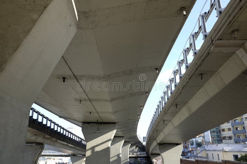 Under the viaduct stock image. Image of view, highway - 105234717