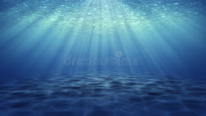 Under Water Ocean Sea Loop Animation Stock Video - Video of world ...