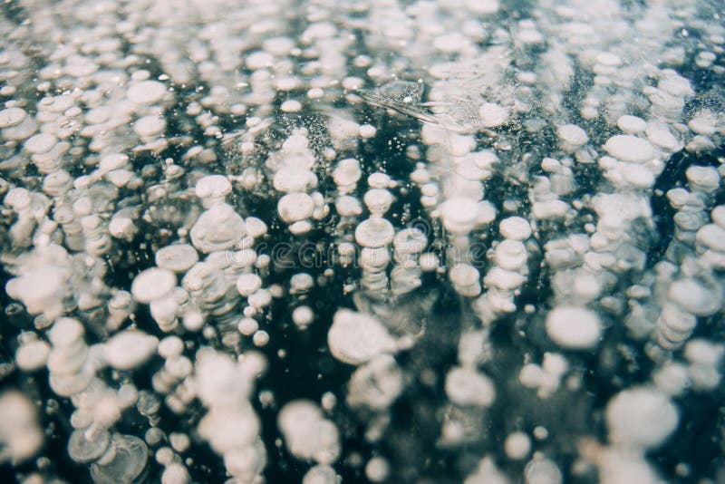 Under Water Splash Background. the Underwater Space Stock Photo - Image ...