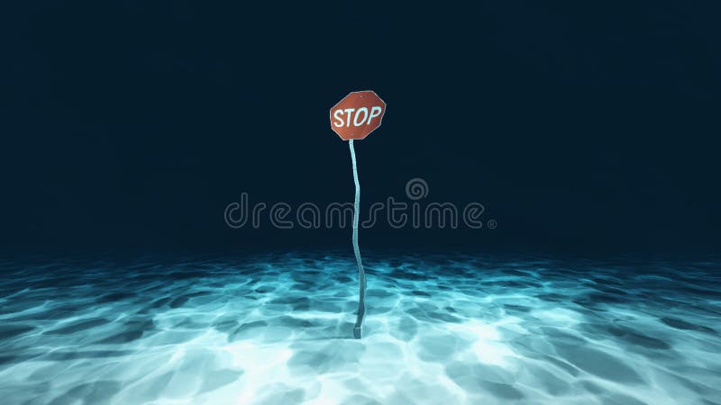 UNDER WATER STOP stock image. Image of underwater, stop - 43929633