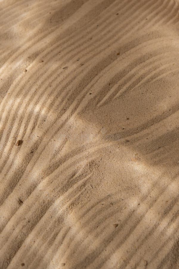 Under Water Texture Light Shadows on the Beach Sand. Stock Image ...