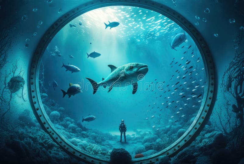 Under Water World Wildlife Animals Beautiful Background. World Water ...