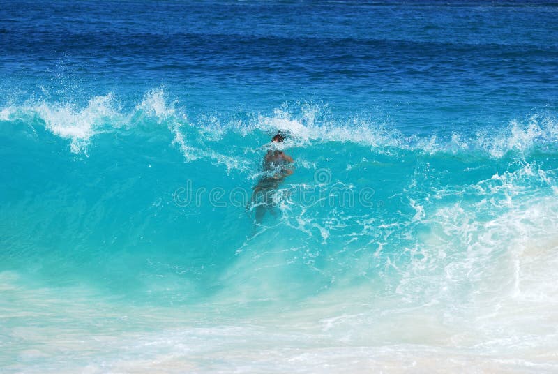 Under the Wave stock image. Image of holiday, caribbean - 14492655