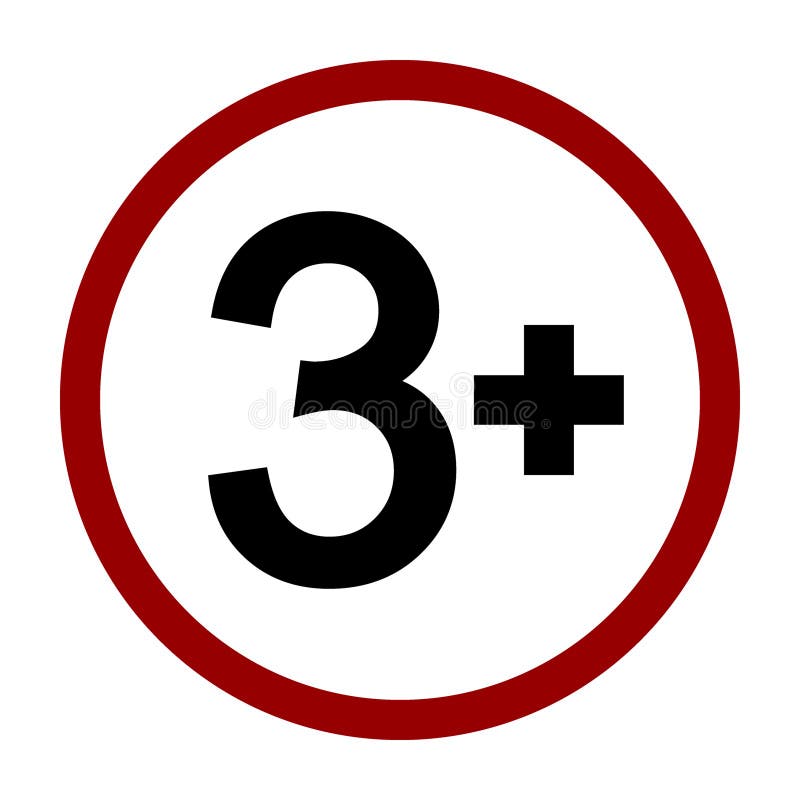 Under 21 Years Sign Prohibition Symbol Stock Vector - Illustration of ...