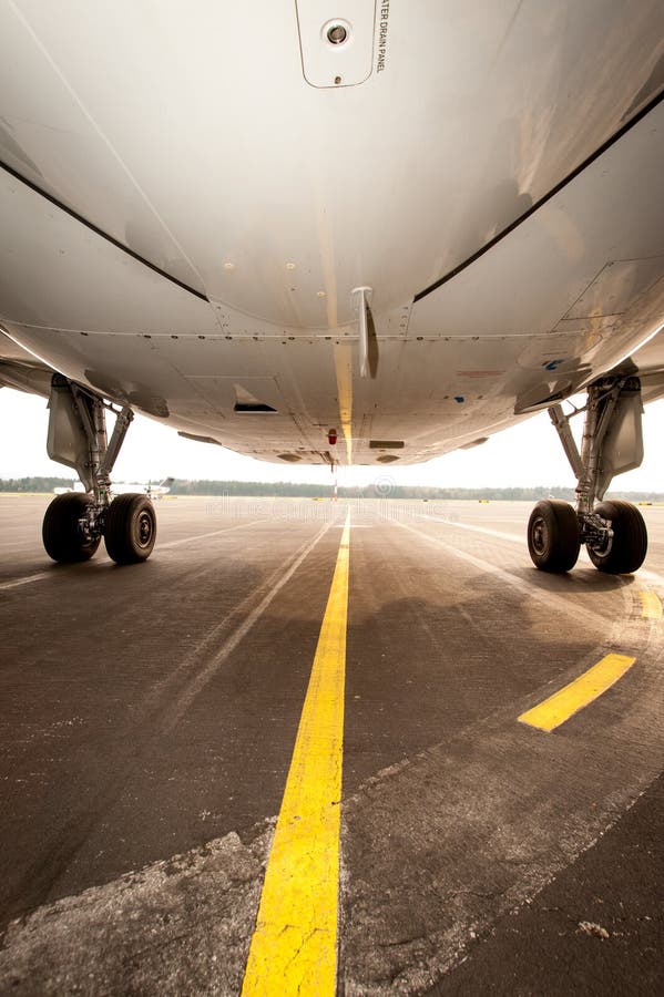 Aircraft undercarriage stock image. Image of plane, engineering - 42757977