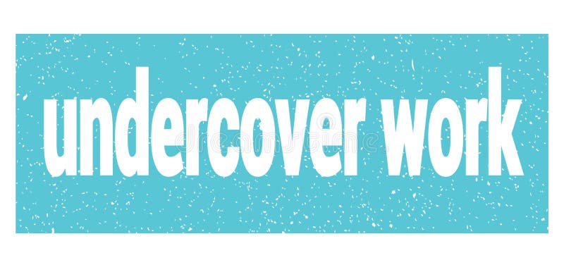 Undercover Text Stock Illustrations – 284 Undercover Text Stock ...