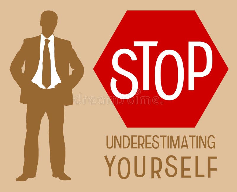 Self confidence stock illustration. Illustration of hopeful - 44222595