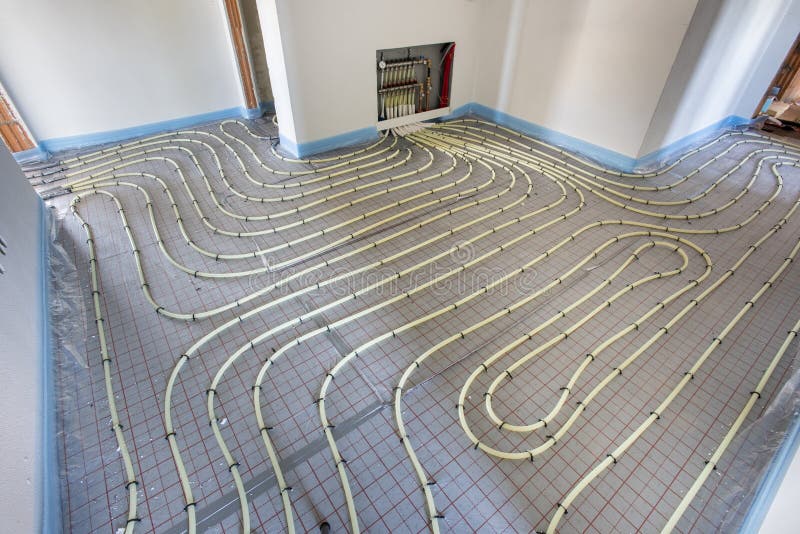 Underfloor Heating System in Construction of New Built Residential Home ...