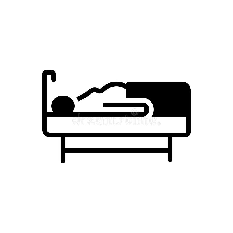 Black Solid Icon for Undergo Wend and Elapse Stock Vector ...