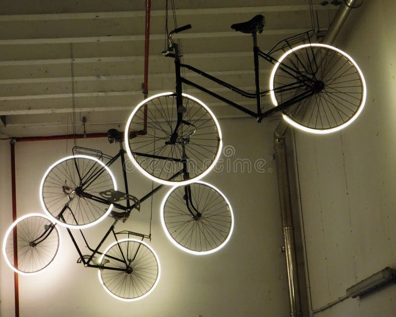 Underground Bicycle Storage Park in Belgium Stock Image - Image of park ...