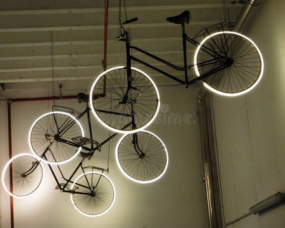 Underground Bicycle Storage Park in Belgium Stock Image - Image of park ...