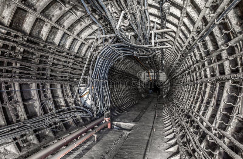 Underground Cable Collector Stock Photo - Image of basement ...
