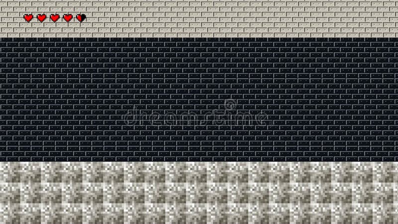 Underground Castle on an Old Video Game Seamless Loop Stock Footage ...