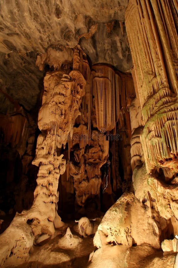 Underground Cavern Formations Stock Image - Image of ancient, karoo ...