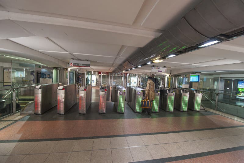 In the Underground editorial stock image. Image of ticket - 60048224