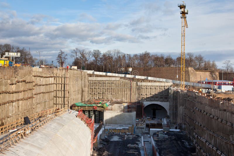Underground construction stock image. Image of cement - 23128887