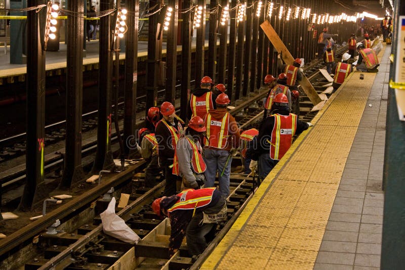 Underground construction editorial photo. Image of transit - 4677406