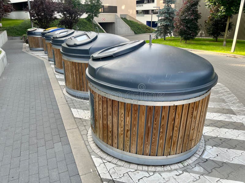 Underground Containers for Garbage and Solid Waste at the Apartment ...