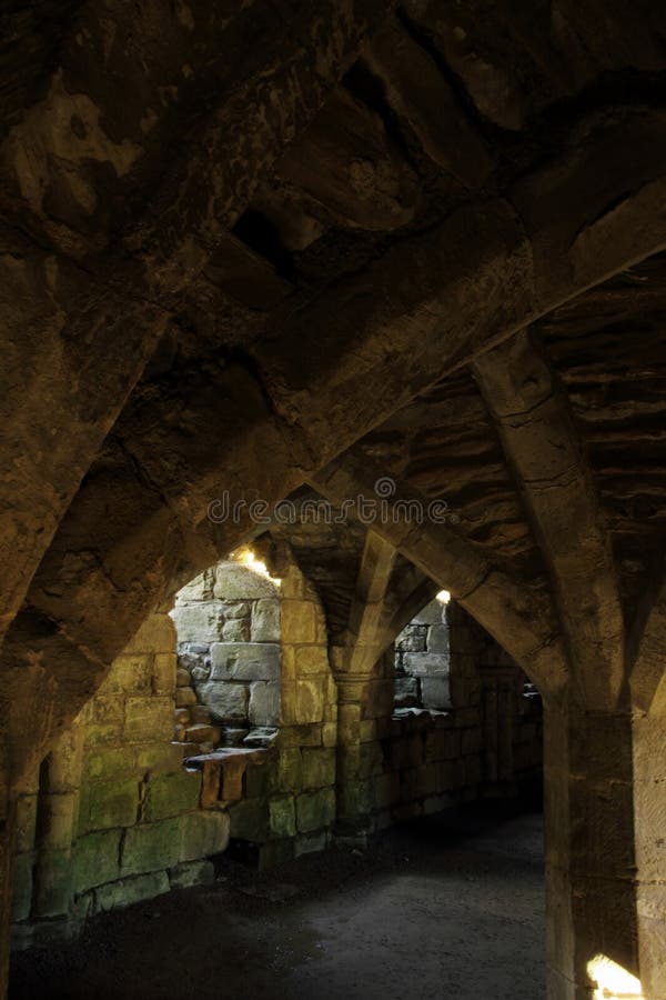 Old crypt in abbey stock image. Image of history, undercroft - 12272007