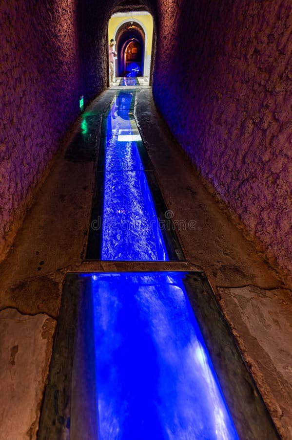 Underground Ditch that Flows Underground in the Karez in Turpan ...