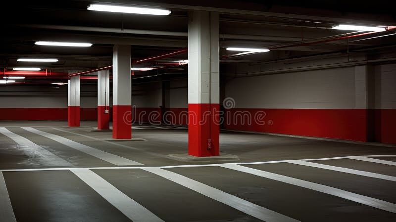 Underground Emergency Lighting Stock Illustration - Illustration of ...