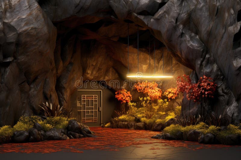 Underground Energy Storage Unit Installation Stock Illustration ...