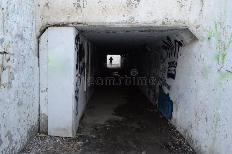 Underground Walk Way stock image. Image of foot, dynamic - 234185479