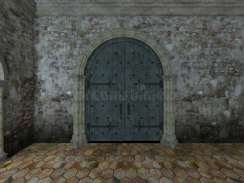 Underground fortress stock illustration. Illustration of dungeon ...