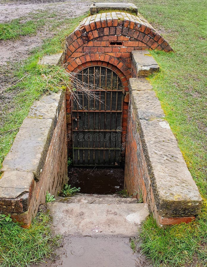 Underground Gated Brick Tunnel Stock Image - Image of park, gate: 272671643