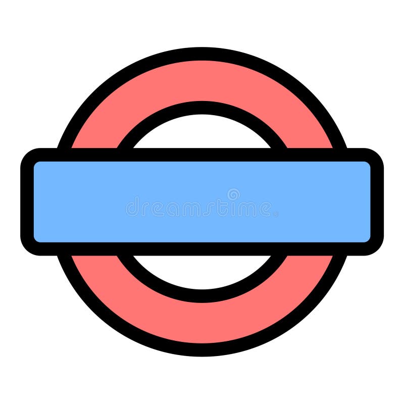 Underground Icon Subsurface Structure in Flat Line Color Style Stock ...