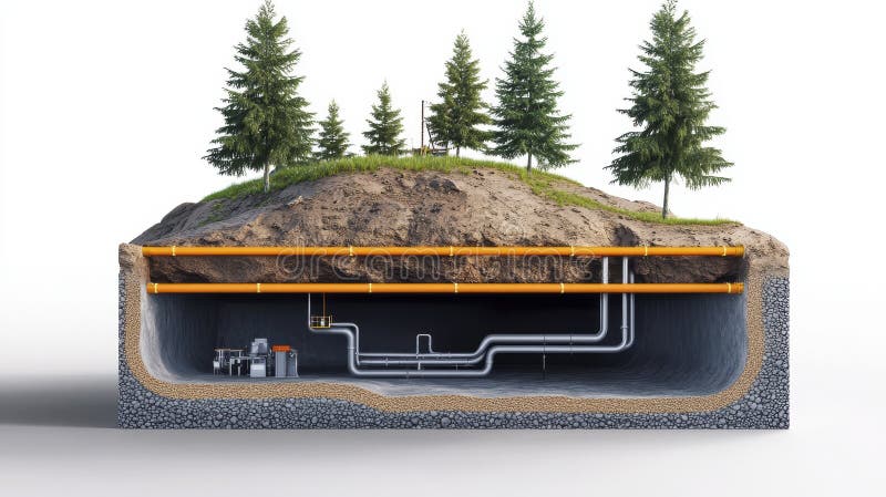 Underground Infrastructure Stock Illustrations – 7,120 Underground ...